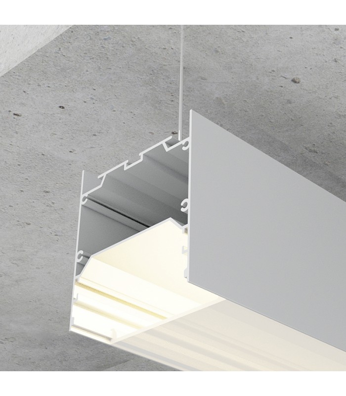 Perfil Aluminio WEF Superficie/Colgante -2 Metros-